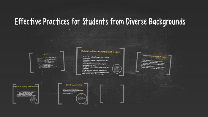 Effective Practices for Students from Diverse Backgrounds by Abby ...