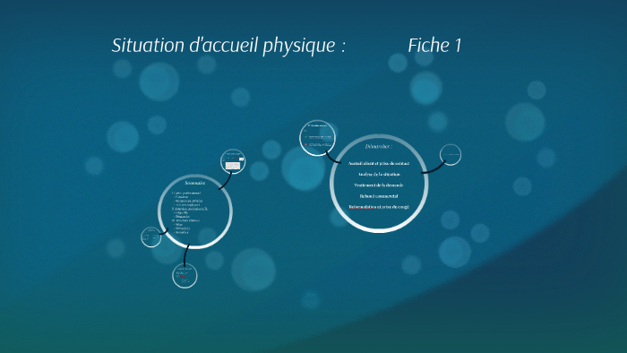 Fiche 1 Situation accueil physique : Fiche 1 by Coralie Mottier on Prezi