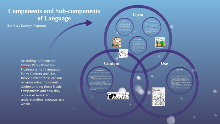 Components and Subcomponents of Language by Mary Kathryn Piquette on Prezi