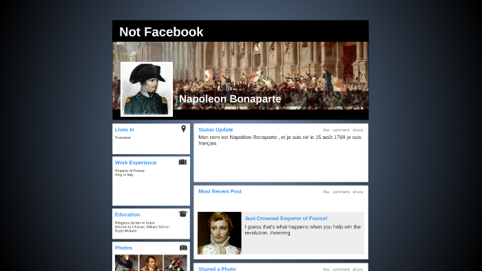 Napoleon Bonaparte by Declan Lawson on Prezi