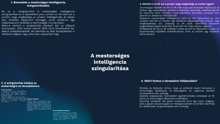 A mesterséges intelligencia szingularitása, Borbély Luca, Kovács Illés ...