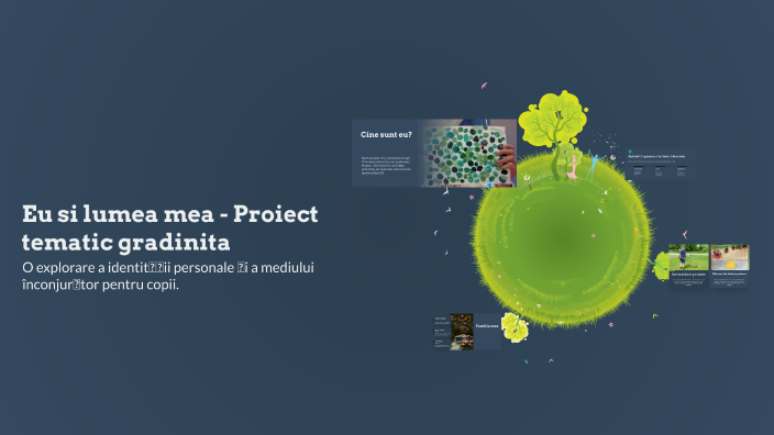 Eu si lumea mea - Proiect tematic gradinita by ANDREEA PIRVU on Prezi