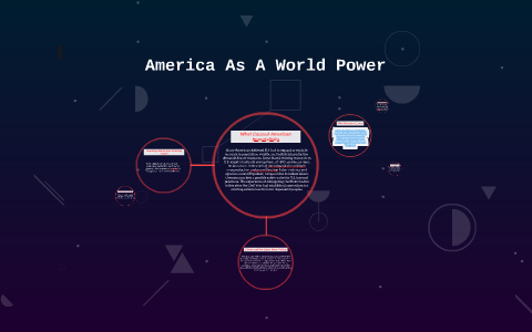 America As A World Power by Andrew Hasek on Prezi