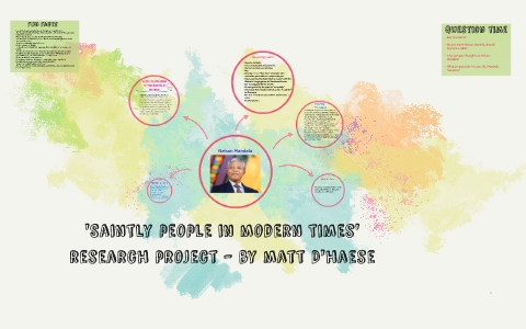 'Saintly people in modern times' by Matt D on Prezi