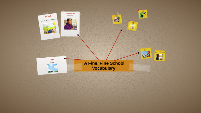A Fine, Fine School Vocabulary by on Prezi