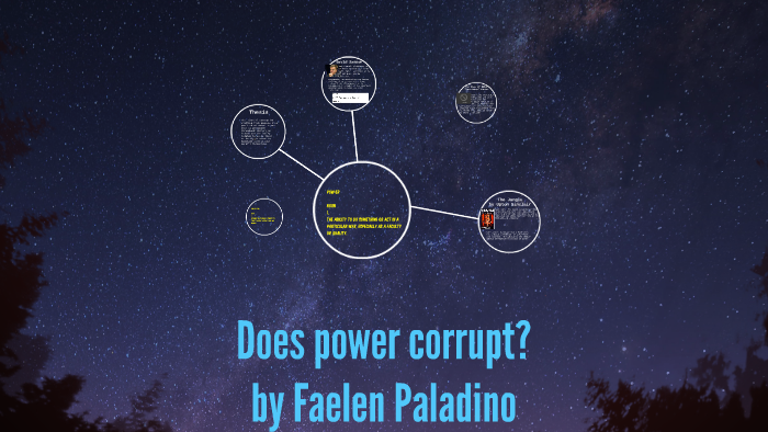 Does power corrupt? by Faelen Paladino on Prezi