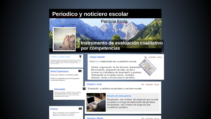 Periodico y noticiero escolar by paty lopes on Prezi