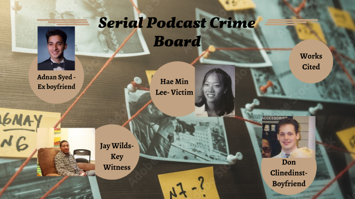 Serial Podcast Crime Board by Peyton James on Prezi