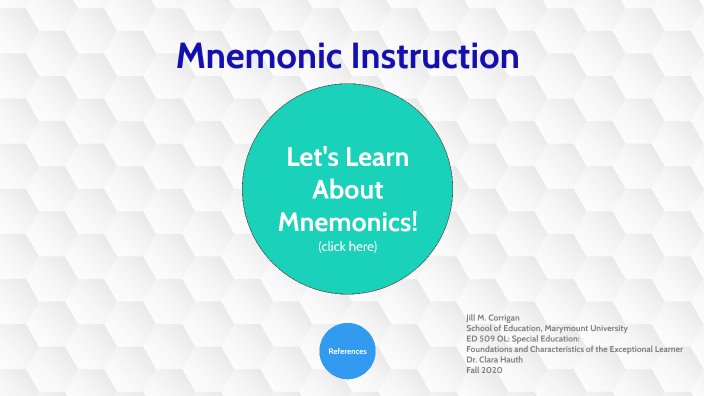 Mnemonic Instruction by Jill Corrigan on Prezi