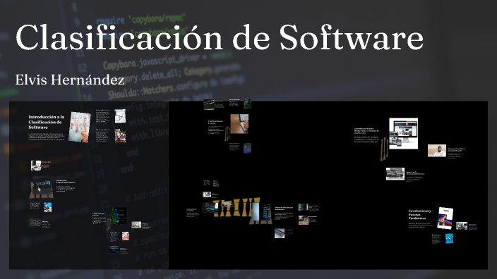 Clasificación de Software by Elvis hernandez on Prezi