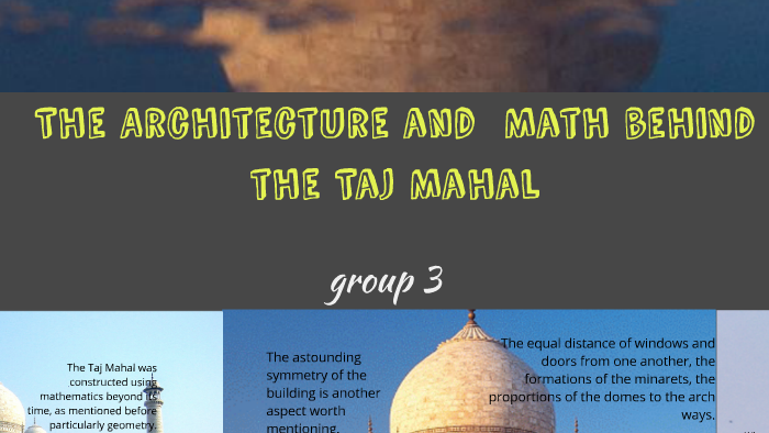 math in taj mahal by ruth roshni on Prezi
