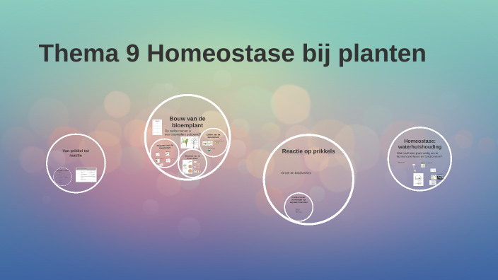 Thema 9 Homeostase bij planten by Joke Dondeyne on Prezi