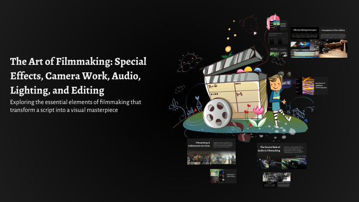 The Art of Filmmaking: Special Effects, Camera Work, Audio, Lighting ...