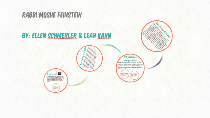 Rabbi Moshe Feinstein by Ellen Schmerler on Prezi