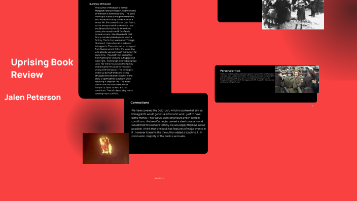 Book Review - Uprising by Jalen Peterson on Prezi
