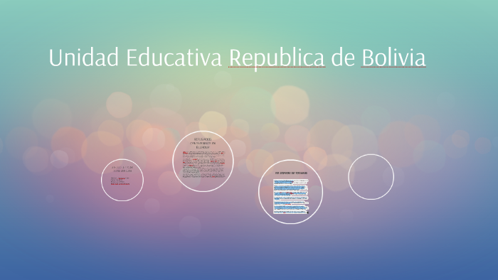 Unidad Educativa Republica de Bolivia by Domenica Cruz on Prezi