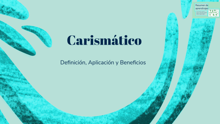 Carismático en el Entorno Empresarial by Fatima Larissa Jiménez ...