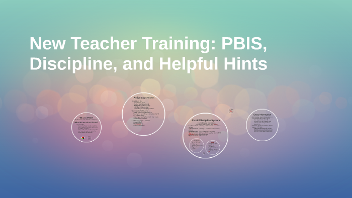New Teacher Training: PBIS, Discipline, and Helpful Hints by Jessica ...