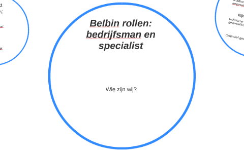 Belbin test teamrollen by Beau Roos