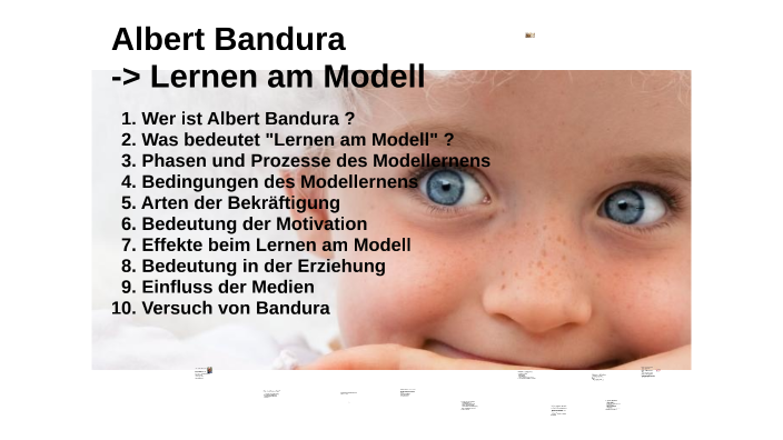 Kopie von Kopie von Albert Bandura : Lernen am Modell / Sozial ...