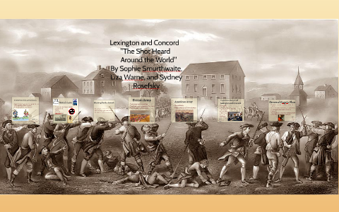 Lexington and Concord "The Shot Heard 'Round the World" by Sydney ...