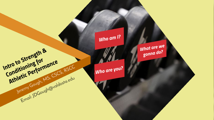 Intro to Strength & Conditioning for Athletic Performance by Jeremy ...