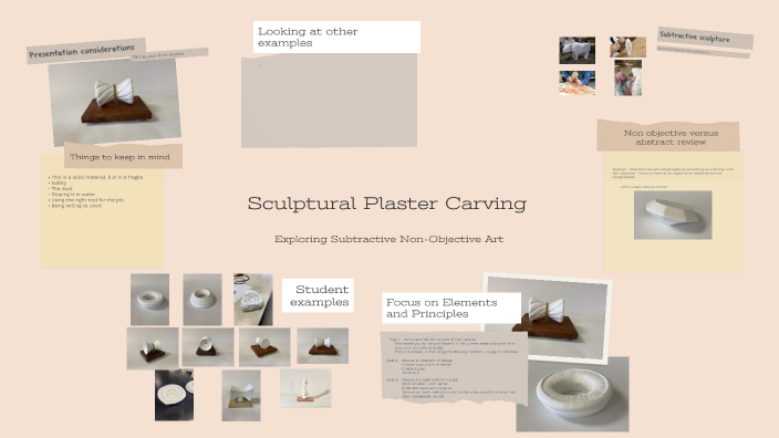 Sculptural Plaster Carving by Jeffrey Hartman on Prezi