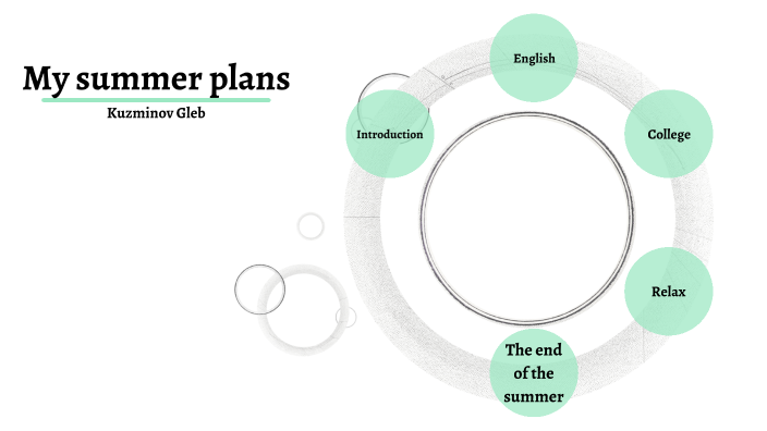 My plans for summer by Глєб Кузьмінов on Prezi