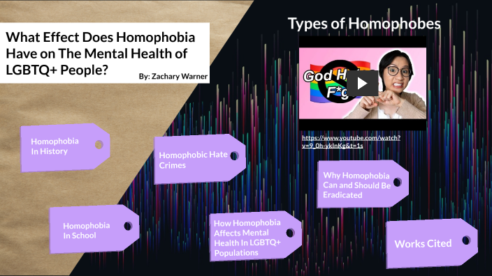 What Effect Does Homophobia Have on The Mental State of Gay Men, and ...