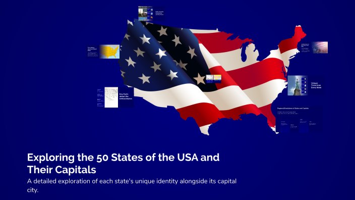 Exploring the 50 States of the USA and Their Capitals by Carmela Carlos ...