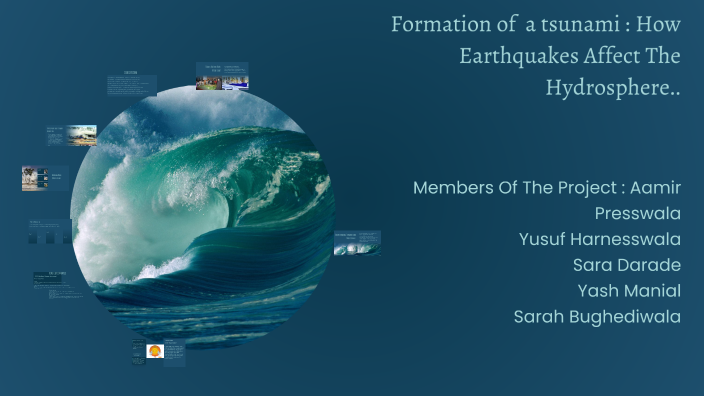 Tsunami Working Model (Earthquake + Hydrosphere) by aamir presswala on ...