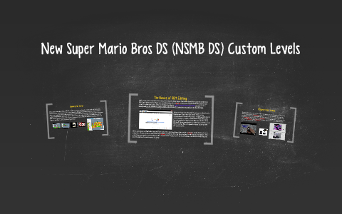New Super Mario Bros DS (NSMB DS) Custom Levels by Kishore Gowrishankar ...