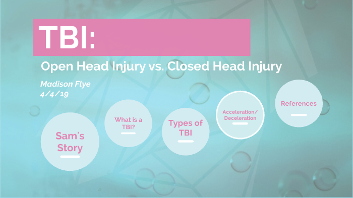 TBI: Open Head Injury vs. Closed Head Injury by Madison Flye on Prezi