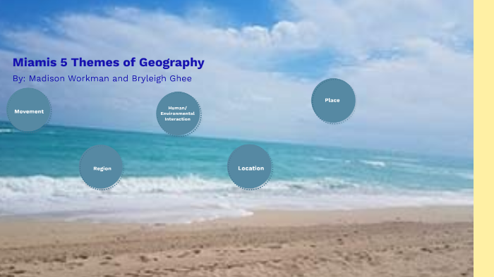5 Themes of Geography- Miami by Madison Workman on Prezi