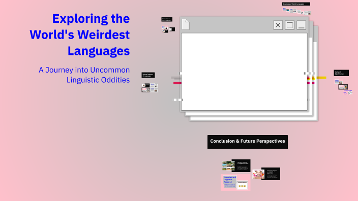 Exploring the World's Weirdest Languages by Adam nvt on Prezi