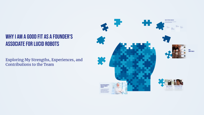 Why I Am a Good Fit as a Founder's Associate for Lucid Robots by Arya ...