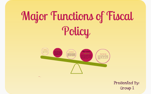 Major Functions of Fiscal Policy by Janine Gutierrez on Prezi
