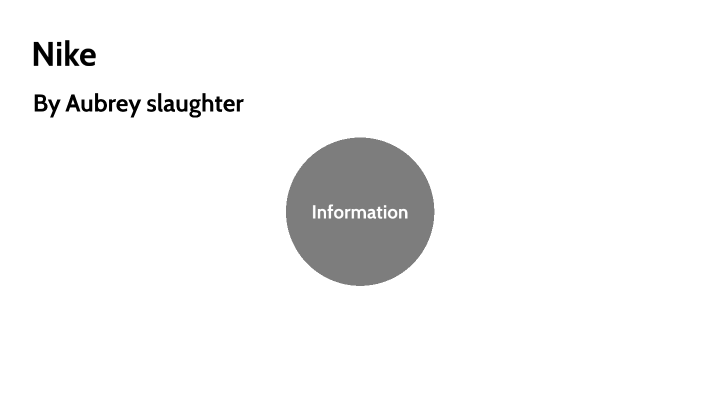 nike by Aubrey Slaughter on Prezi