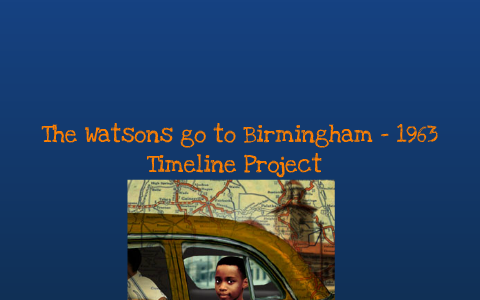 The Watsons go to Birmingham - 1963 Timeline Project by Alfredo Eladio ...