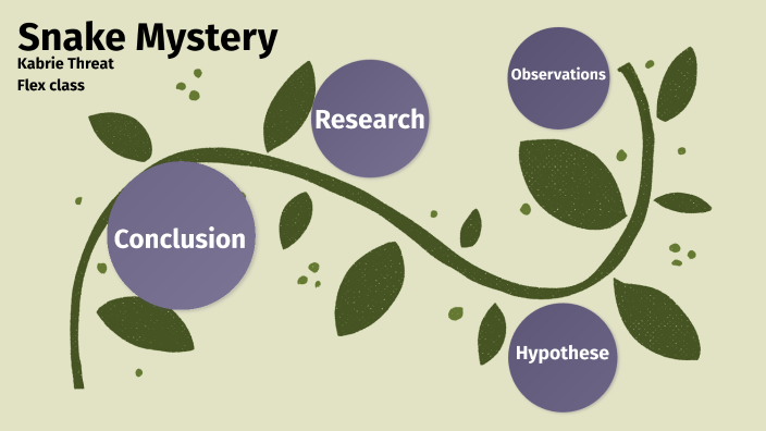 Why did the snake die? by Kabrie Threatt on Prezi