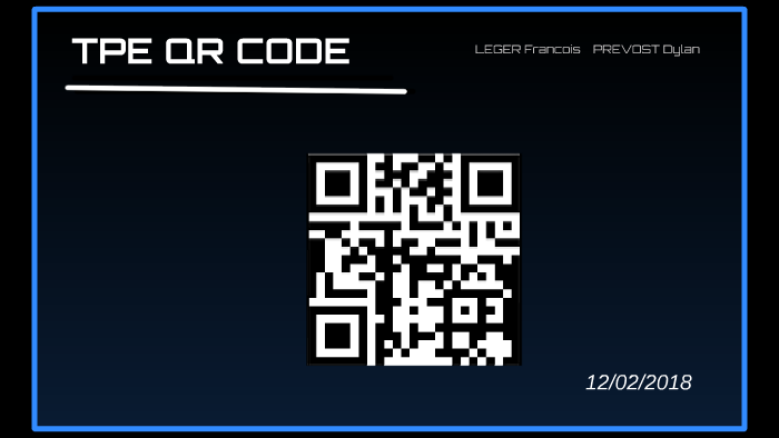 TPE QR CODE by Thomas Léger on Prezi Next