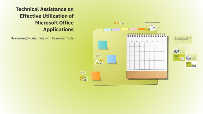 Technical Assistance on Effective Utilization of Microsoft Office ...