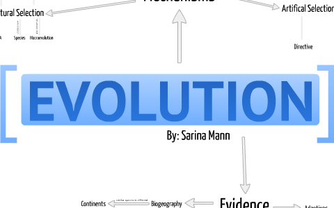 Evolution Concept Map by Sarina Mann on Prezi