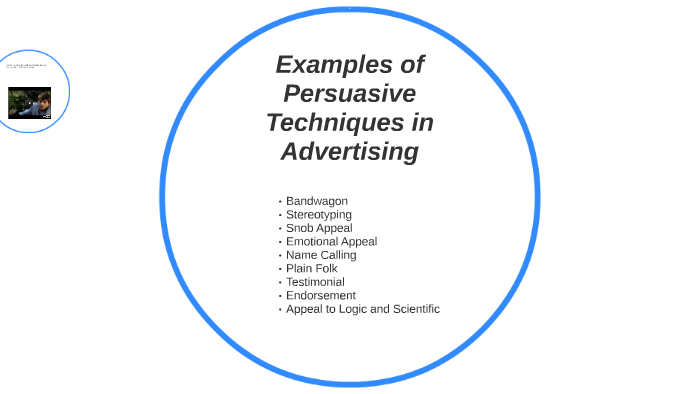 Examples Of Persuasive Techniques In Advertising By Claudia Quiroga
