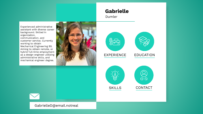 Resume.Gabrielle by gabi dumler on Prezi