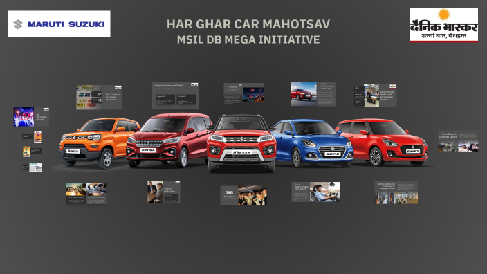 HAR GHAR CAR MAHOTSAV: MSIL DB FESTIVE + GST PROJECT by Vivek Vetal on ...