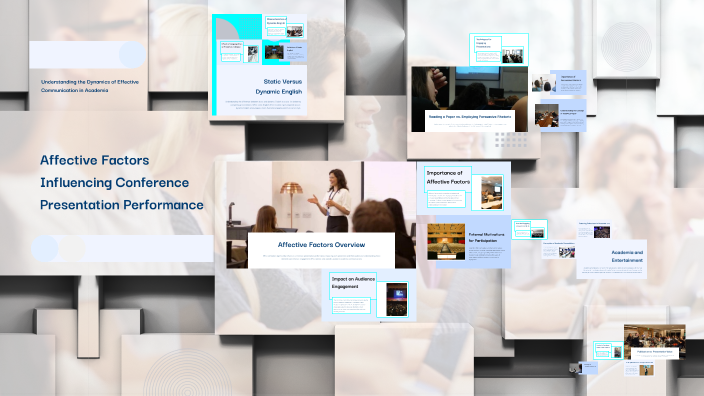 Affective Factors Influencing Conference Presentation Performance by on ...