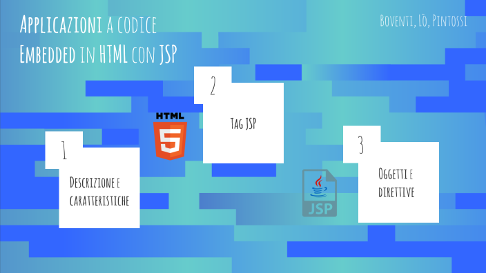Applicazioni a codice embedded in HTML con JSP by giulia lò on Prezi
