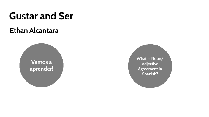 Gustar and Ser by Ethan Alcantara on Prezi
