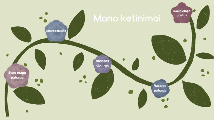 Mano ketinimai by Kamilė Noreikaitė on Prezi